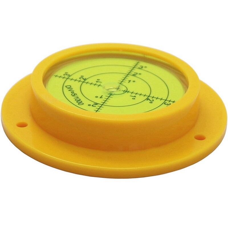 Round Bubble Level, 90X17mm High Precision Circular Spirit Level with 3 ...