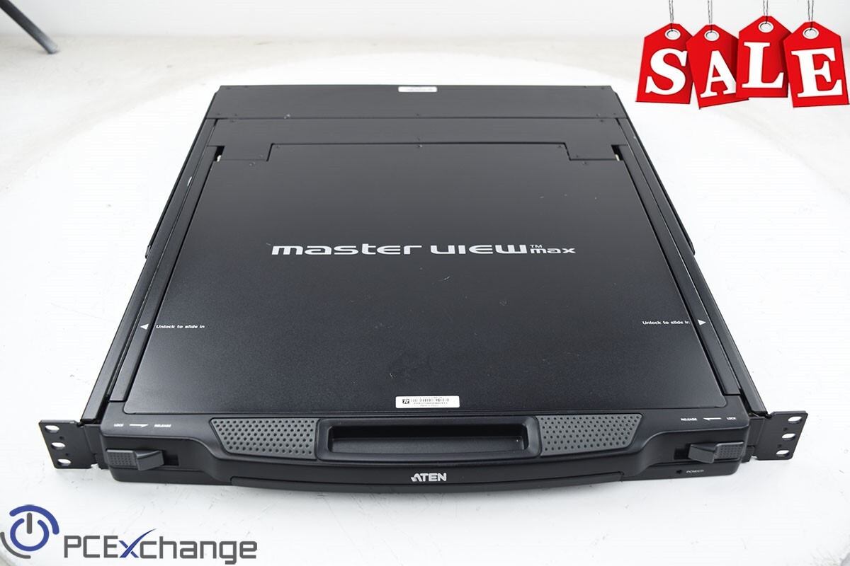 Aten 17" MasterView Max Slideout LCD Console CL1000M | eBay