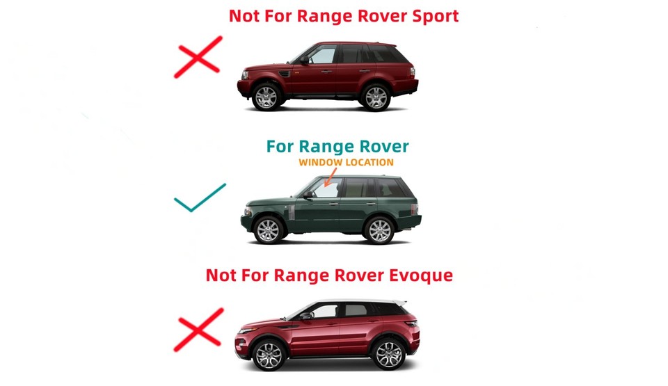 Driver/Left Front Door Window Glass Laminated For 06-07 Land Rover ...