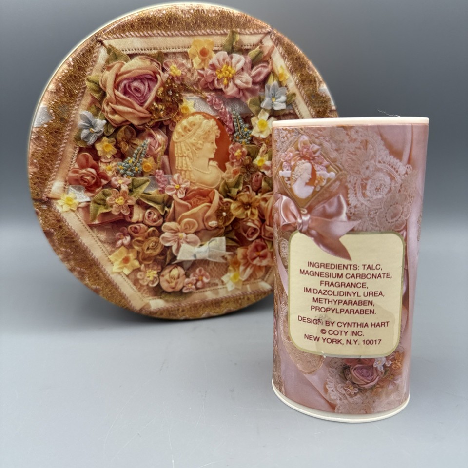 Vintage Truly Lace Perfumed Body Powder by Coty 2 oz With Storage Tin ...