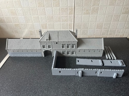 3D PRINTED MODEL OF HOUGOUMONT COMPLETE COMPLEX 20MM/1/72 SCALE | eBay UK