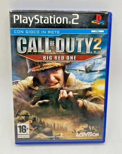 Call Of Duty Big Red One PS2 Sony Playstation 2 PAL ITA Used Game No ...