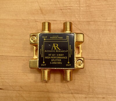 Acoustic Research HT 431 3-way High Performance Splitter | eBay