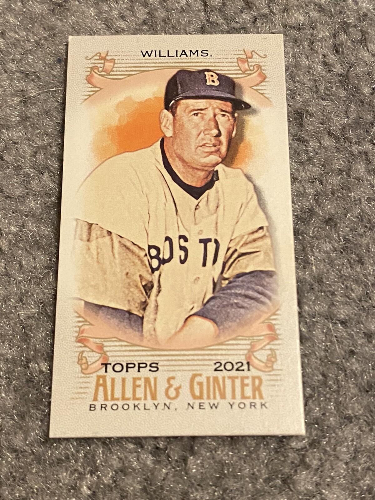 2021 Topps Allen & Ginter Ted Williams Rip Card Mini Exclusive SSP #398 ...