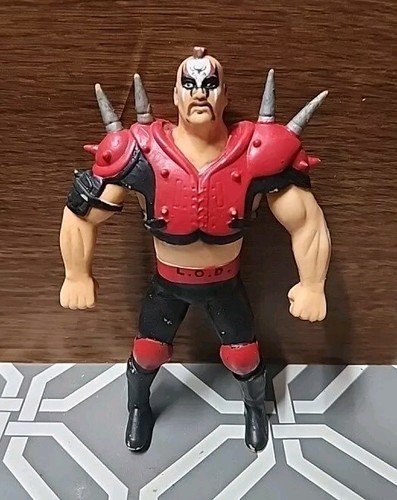 WWF 1997 Just Toys Bend Ems LOD Hawk Good Spikes | eBay