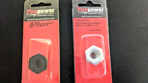 FirePower Reducing Arbor Adapter 5/8-11 to M10 x 1.25 OR M10 X1.5 ...