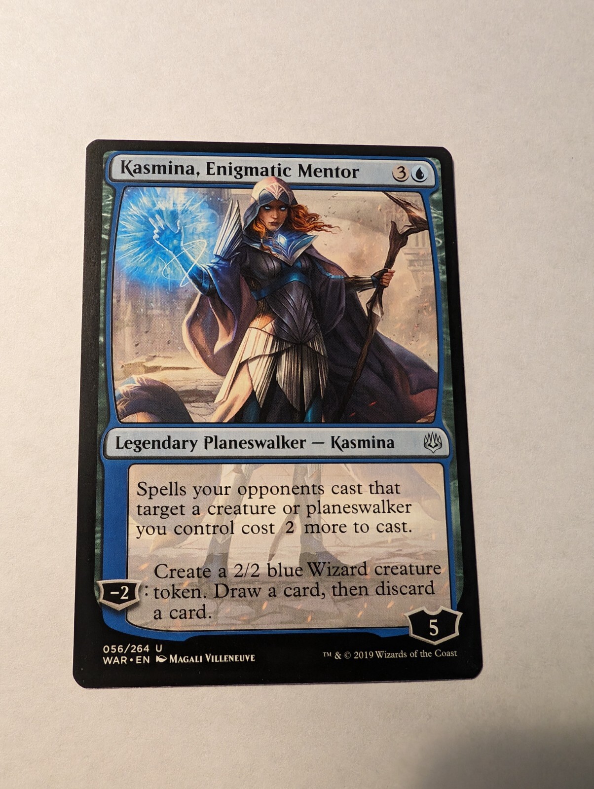 MTG Kasmina, Enigmatic Mentor War of the Spark 056/264 Regular Uncommon ...