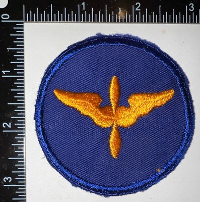 WWII US Army Air Force Aviation Cadet Flight Training Propellor CUFF TWILL Patch | eBay