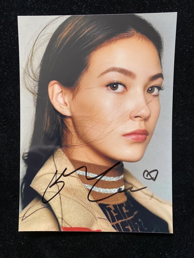 Gu Ailing Eileen Feng Gu Autographed Signed Photo Autographs ...