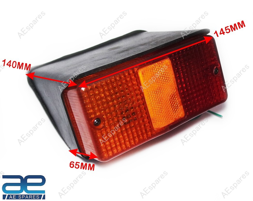 Fits Ford Case IH Tractors With 12v Bulbs Rear Flasher Lamp Light Set ...