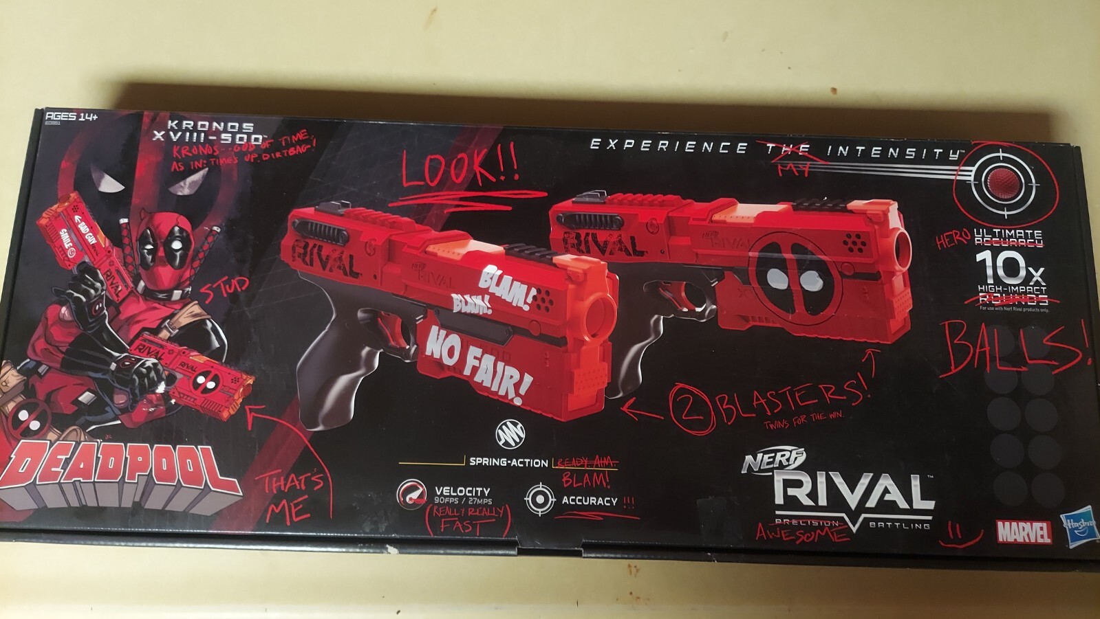 Nerf Rival Deadpool Kronos 2 pack Set | eBay