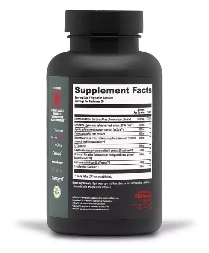 (5 Pack) Burn Evolved Sculptnation Fat Burner Weight Loss Hot Muscle ...