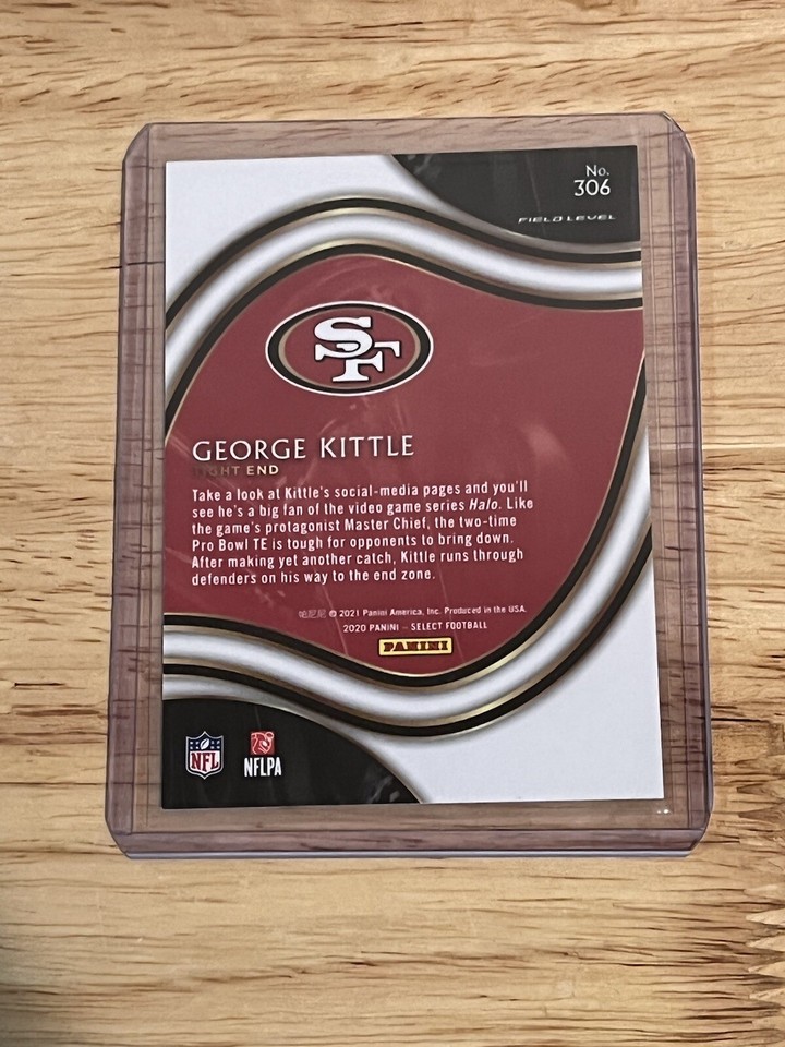 George Kittle 2020 Panini Select Field Level Football Card | eBay