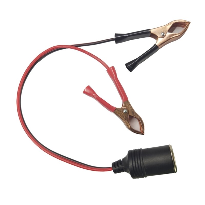 Car Cigarette Female Socket to Crocodiles Clip 12V 10A Adapter | eBay