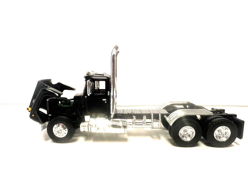 DCP FIRST GEAR 1/64 SCALE R MODEL MACK DAY CAB, BLACK, CUSTOM DECK ...