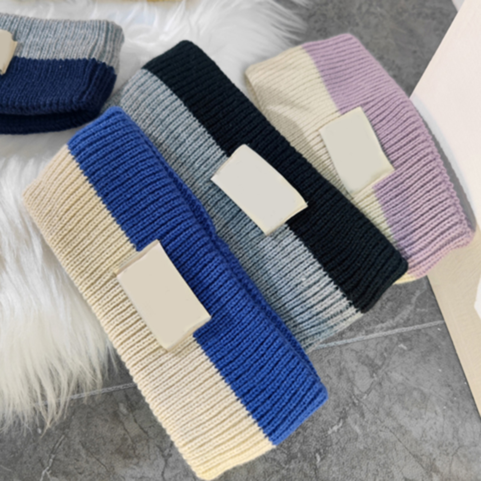 Athletic Sweatband Sweat Absorbing Dressing Up Women Patchwork Color ...