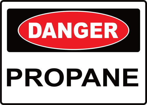 OSHA DANGER! PROPANE| Laminated Vinyl Decal Sticker Label | eBay