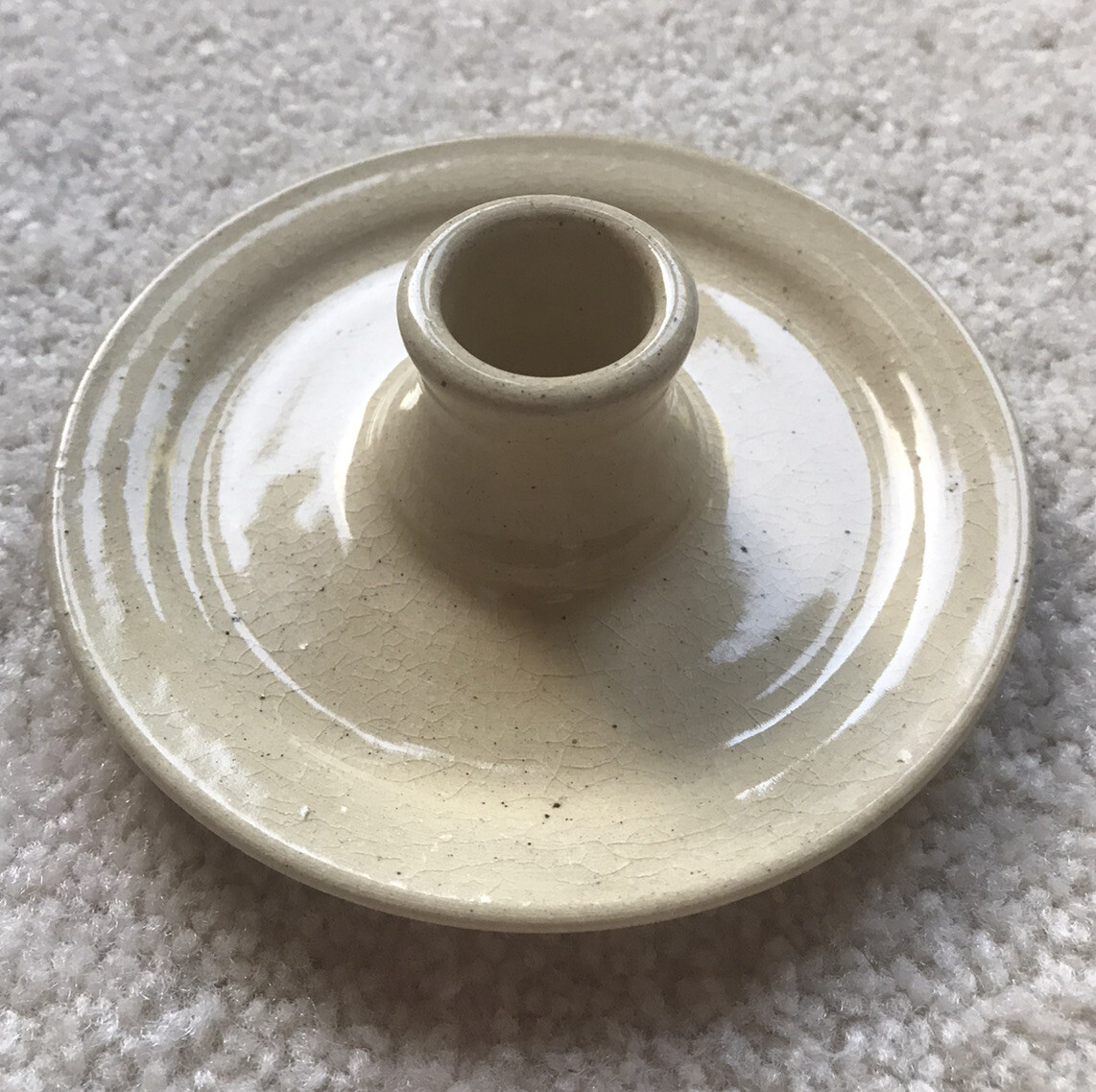 Conner Prairie Pottery Candlestick 1993 Indiana Pottery | eBay
