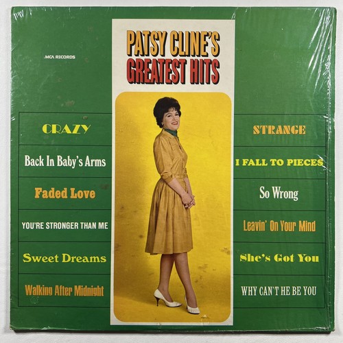 Patsy Cline “Patsy Cline's Greatest Hits” LP/MCA-12 1980 (VG+) Reissue ...