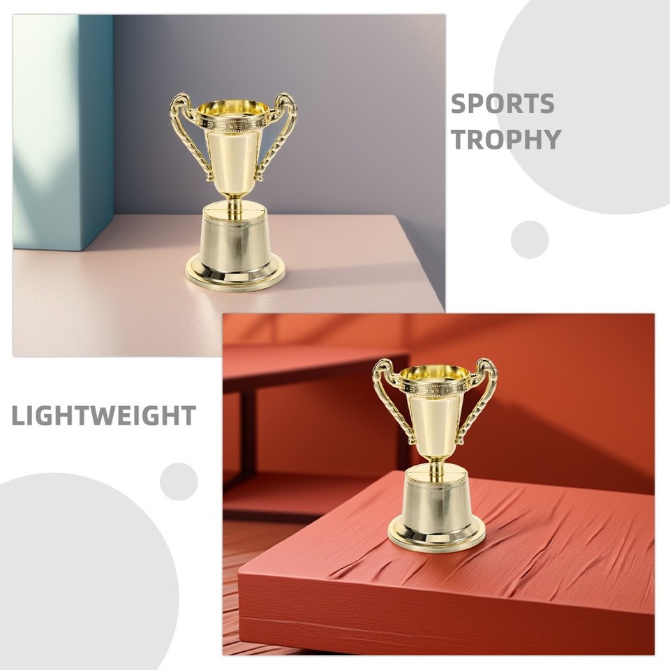4 Pcs Award Trophies Creative Shaped Trophy Decor for Kindergarten ...