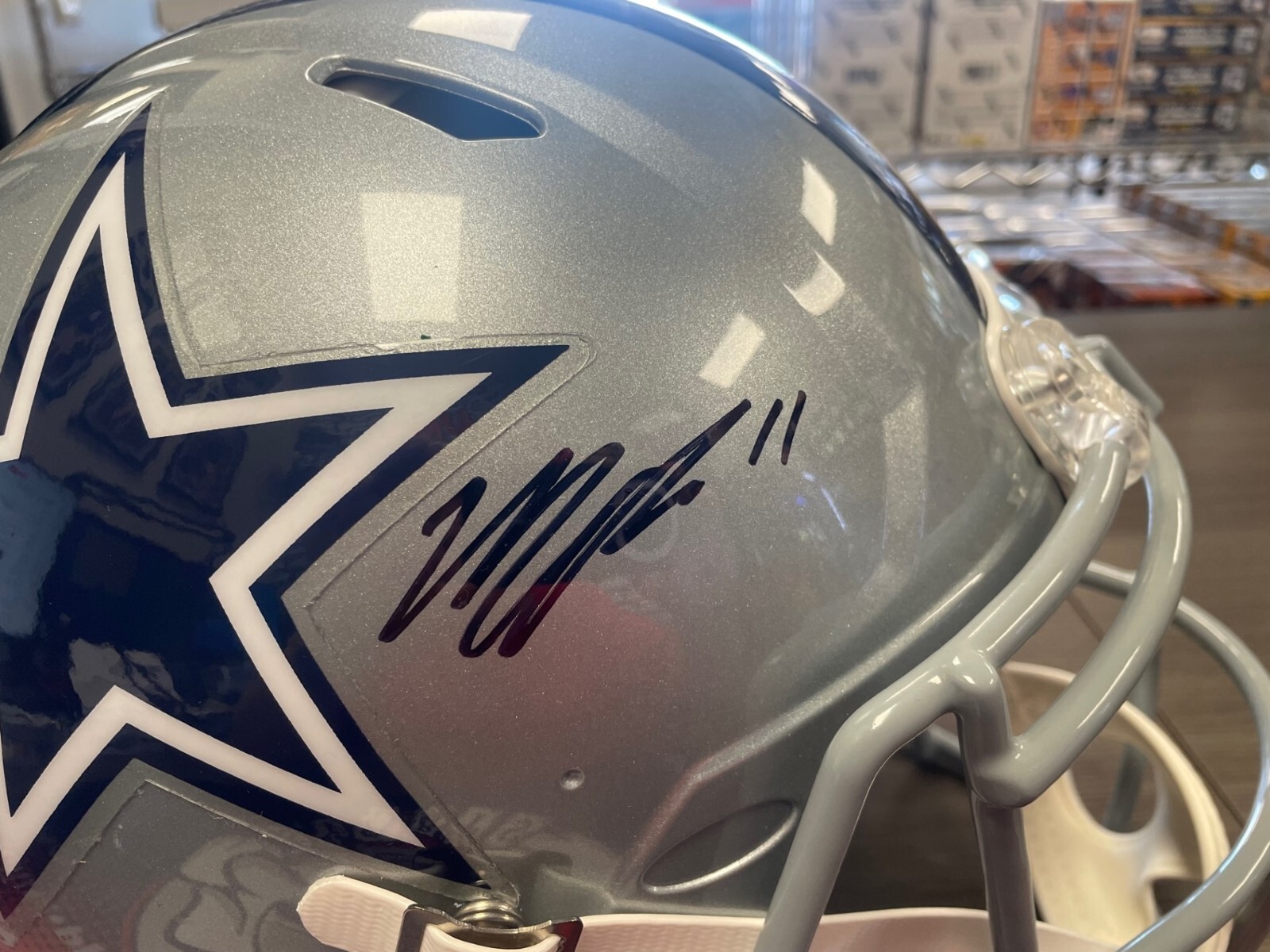 Micah Parsons Autographed Authentic Full-Size Helmet - Fanatics ...