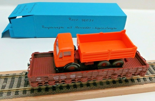 H0 Roco 46031 Stake Wagon With THW Loading DB Boxed 0710 for sale ...