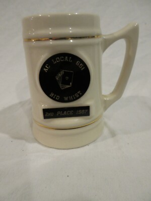 Vintage AC Spark Plug Local 651 Bid Whist 2nd Place Trophy Mug | eBay