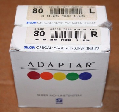 Pair of Silor Adaptar No-Line System Lenses, 80mm, Adaptar Super Shield ...