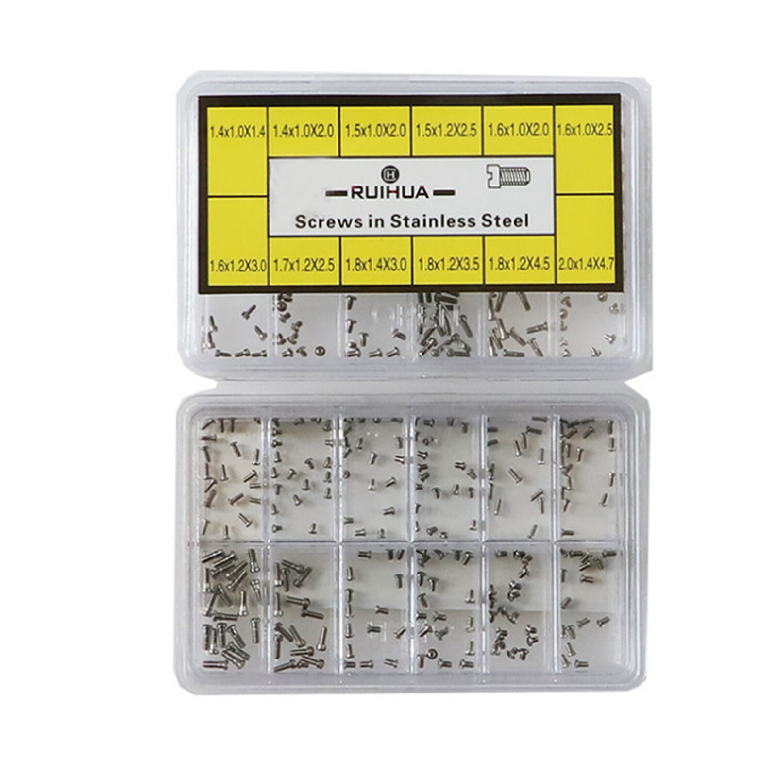 No. 4023-A One Head 12 Different Sizes Stainless Steel Watch Back Case ...