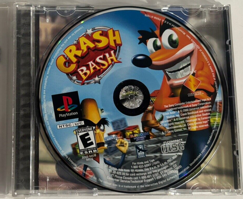 Crash Bash Sony PlayStation 1 2000 Genuine 711719457022| eBay