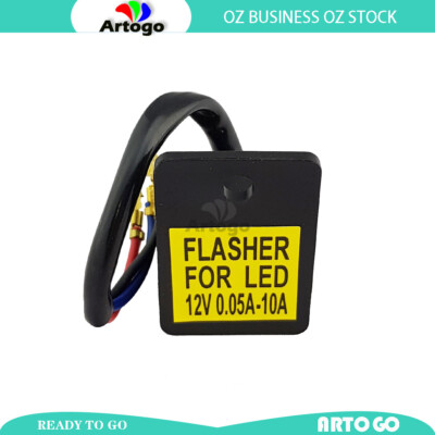 3 PIN Inline LED INDICATOR FLASHER RELAY CAN 12V 0.05A-10AFit KAWASAKI ...
