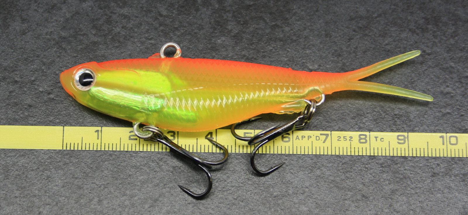 Soft Plastic Vibe Lures x5, 95mm, Vib Vibes Blade trazo transam Fishing ...