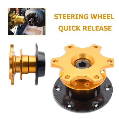 Universal For Car Steering Wheel Quick Release Hub Adapter Snap Off Kit ...