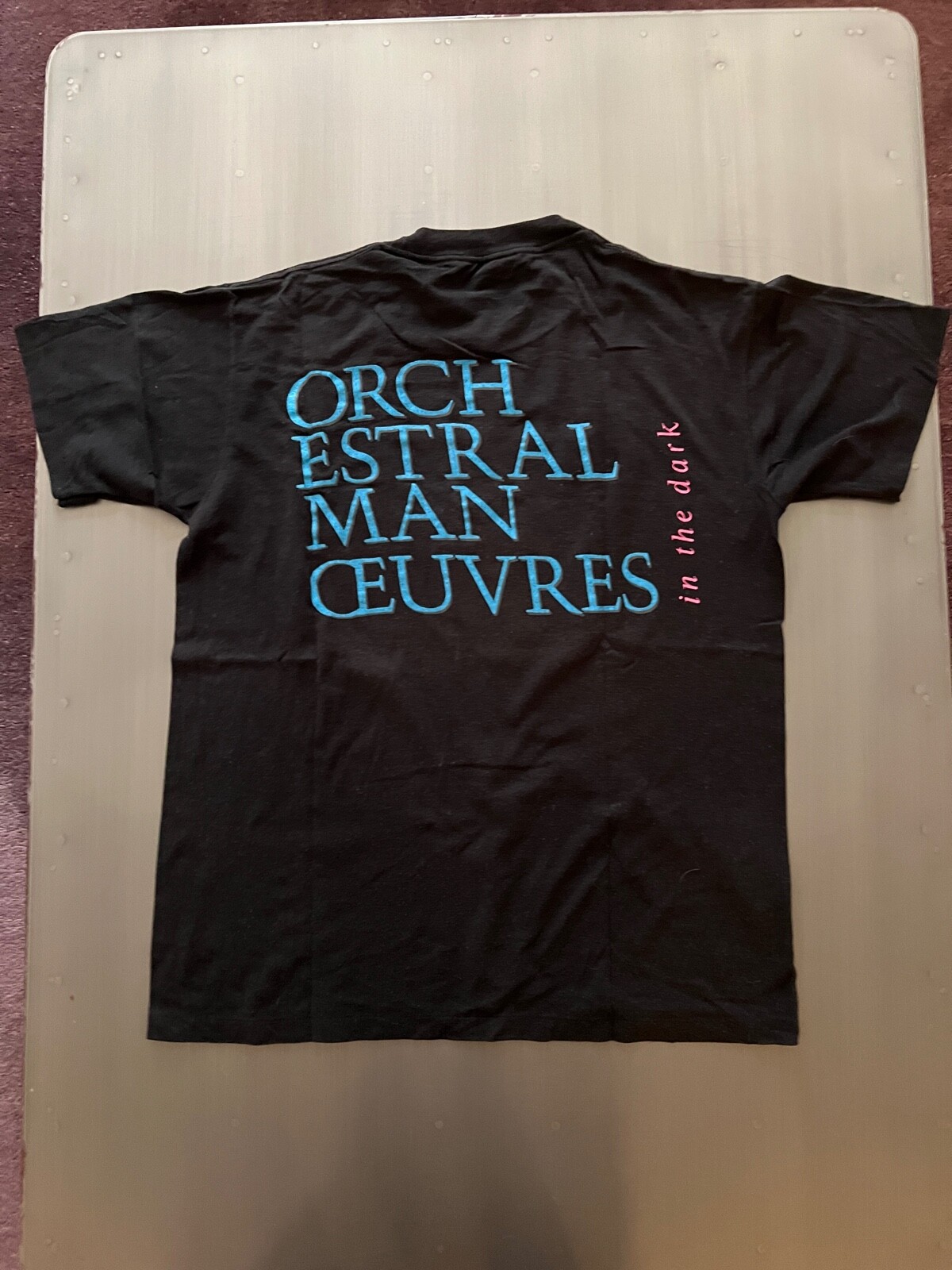 Vintage '80s OMD Orchestral Manoeuvres T-shirt Black … - Gem