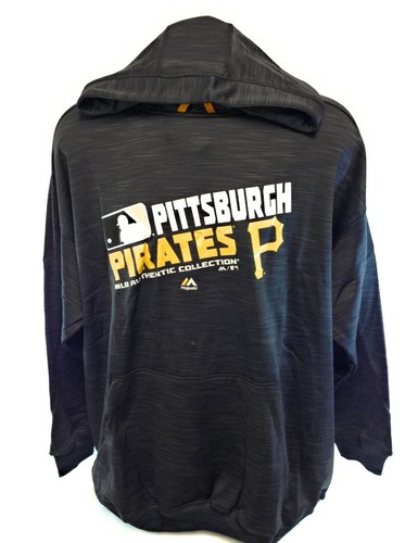 Mens Majestic Therma Base Pittsburgh Pirates MLB Fleece Pullover ...