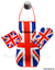 Union Jack Kitchen & BBQ Set w/ Apron Oven Mitt Pot Holder *NEW ...