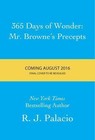 365 Days of Wonder: Mr. Browne's Precepts, Palacio, R. J., Good Book ...