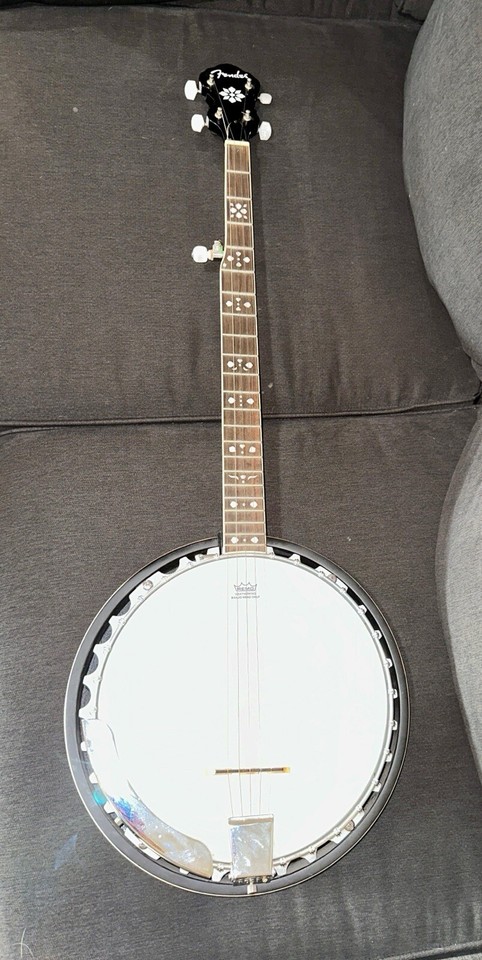 Fender FB-54 Five String Banjo, Mahogany Resonator, Aluminum Tone Ring ...