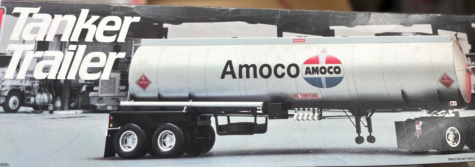 AMT 6698 Amoco Gas Fuel Fruehauf Tanker TRAILER 1/25 McM KIT niob | eBay