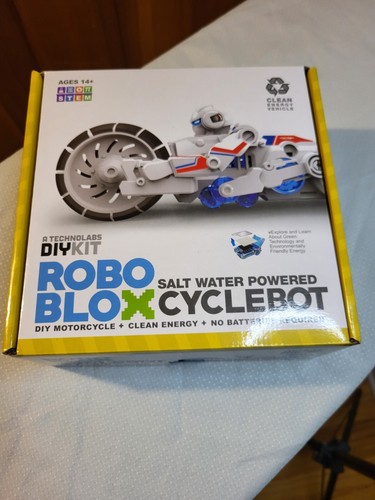 Robo Blox Salt Water Powered DIY Cycle Bot Kit Partially Used All ...