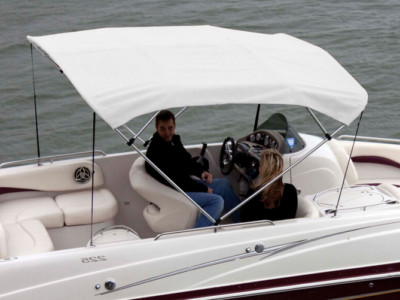 Shademate Bimini Top Polyester Fabric/Boot Only, 4-Bow 42"H, 91"-96"W ...