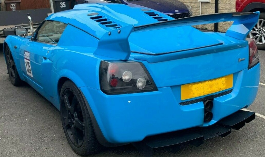 Vauxhall VX220 & Opel Speedster fibreglass vented engine cover / rear ...