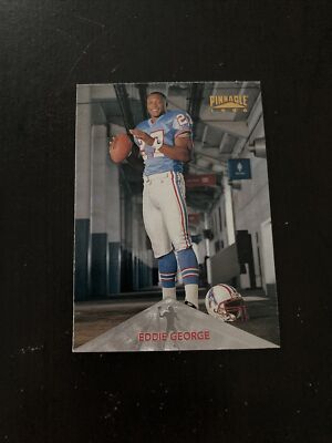 Eddie George PINNACLE ROOKIE CARD premium stock parallel NFL 1996 T12 ...