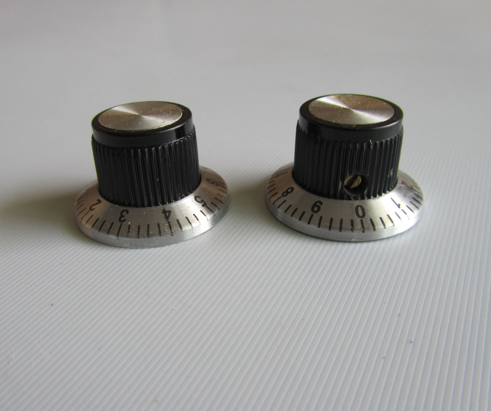 6x Vintage Style Guitar AMP Amplifier Knob Effect Pedal Knobs Black ...