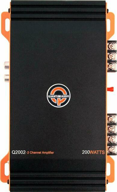 Quantum Audio Q2002 200 W 2-channel 4 Ohm Car Amplifier Cell Antenna ...