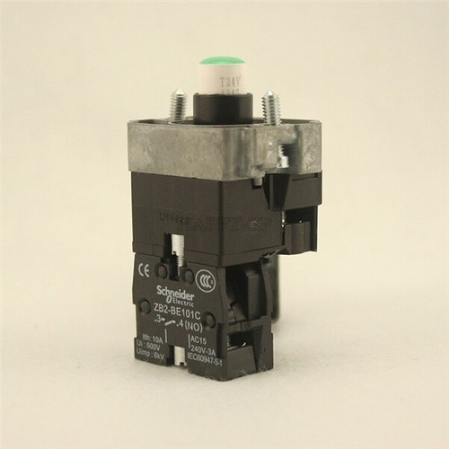 With Green Led Schneider ZB2BWB31C Contact Base New 1No 24V ZB2BWB31 ul ...