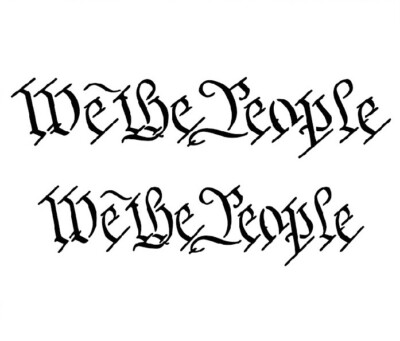 WE THE PEOPLE American Constitution Decal Sticker Art for Car Window | eBay