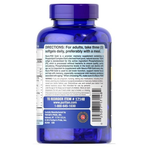 Puritan's Pride NEURO-PS GOLD - 90 Count | eBay