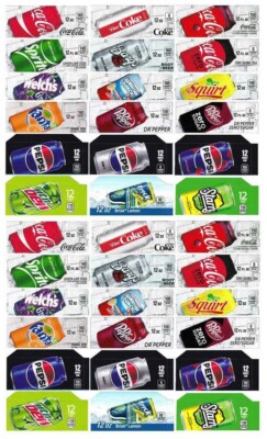 Beverage & Snack Vending - Soda Vending Machine Labels