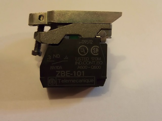 Schneider Electric / Telemecanique ZB4BZ101 Contact Block 1n0 Screw for ...